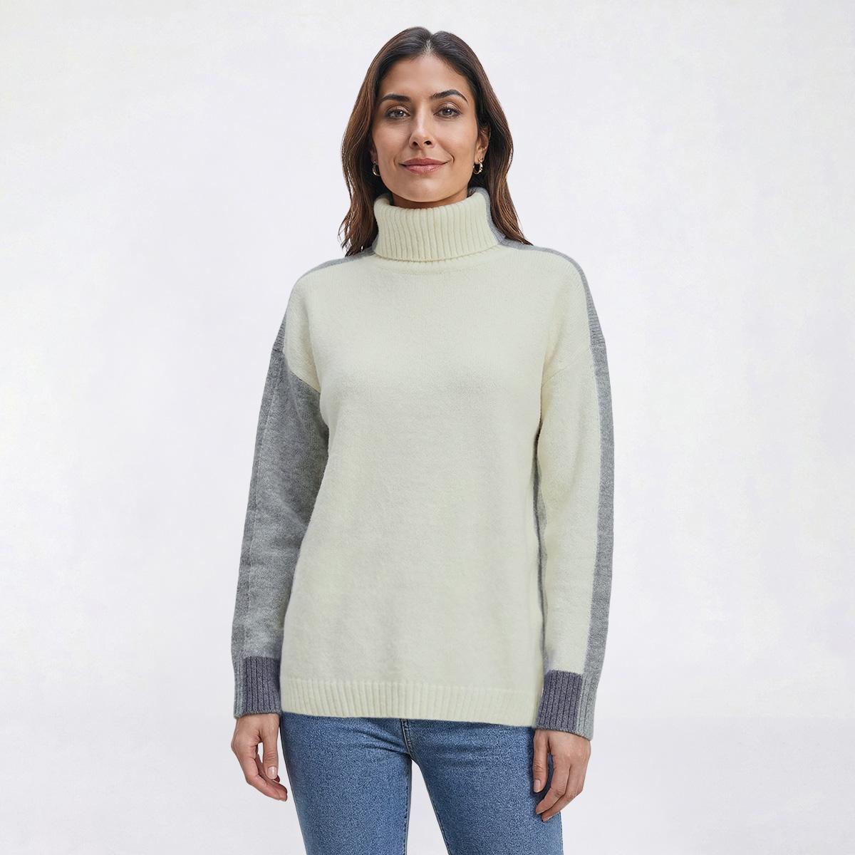 Click here for Womens Architect(R) Long Sleeve Color Block Turtle... prices