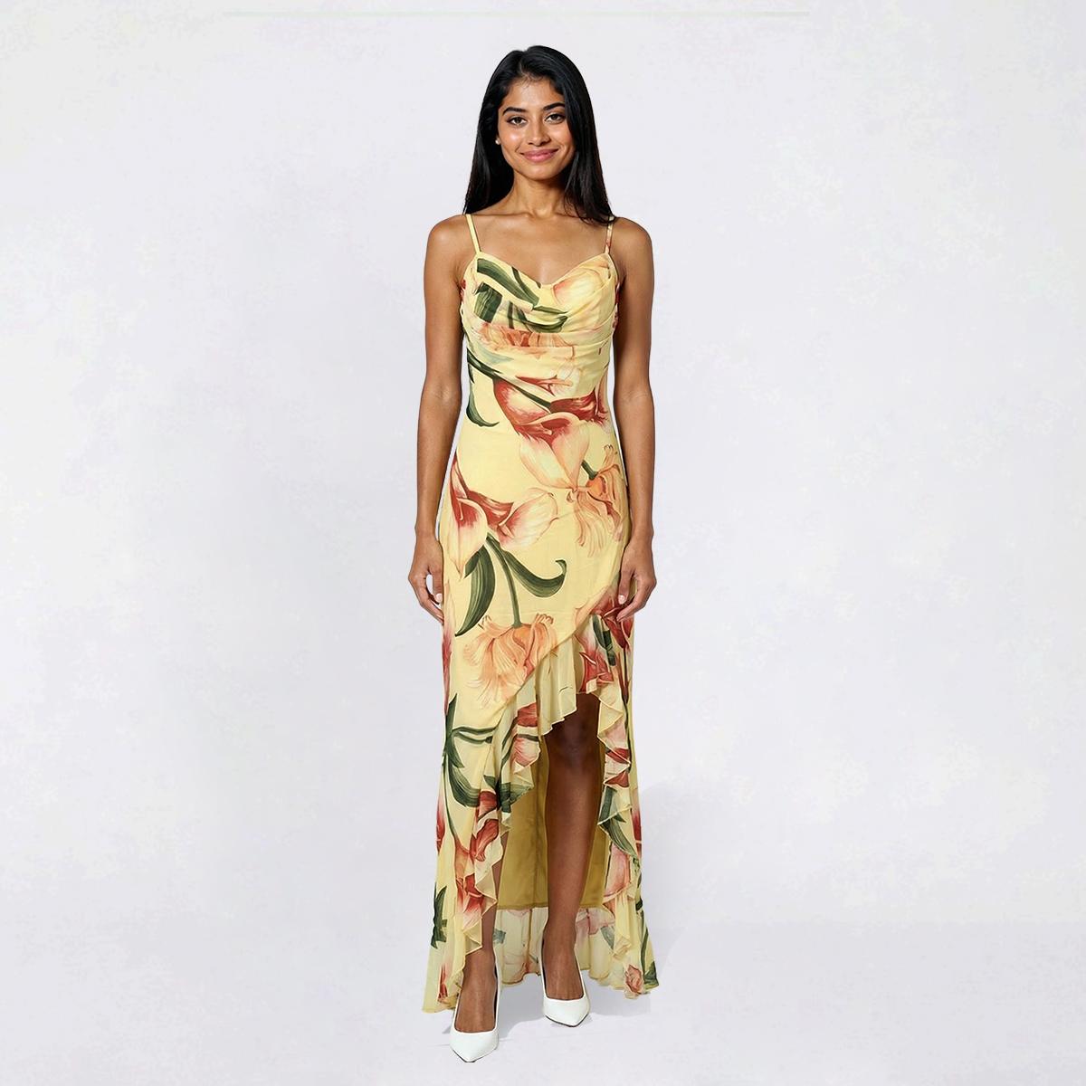 Click here for Juniors Madden Girl Mesh Bustier Drape Front High... prices