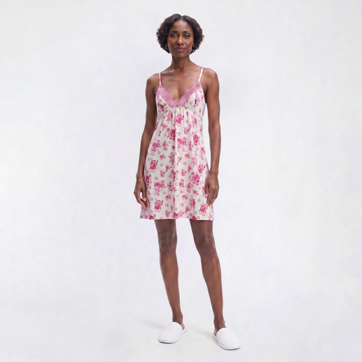 Click here for Womens Jessica Simpson Heart Toile Cami Chemise w/... prices