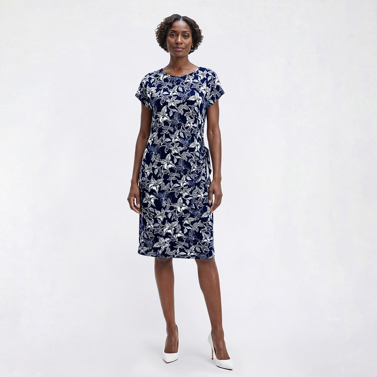 Click here for Womens Sami & Jo Short Sleeve Puff Floral Sarong S... prices