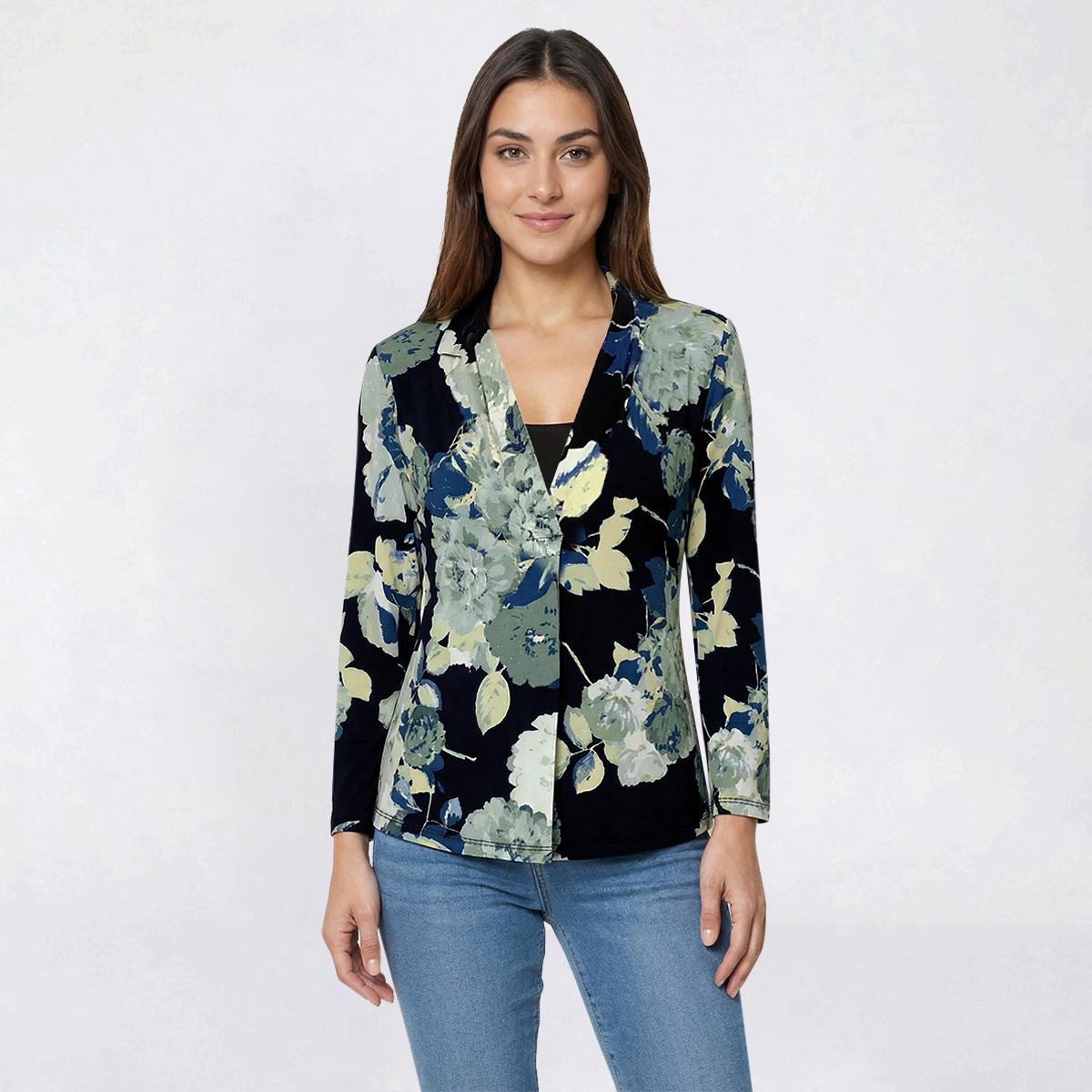 Click here for Petite Anne Klein 3/4 Sleeve Crossover w/ Pleated... prices