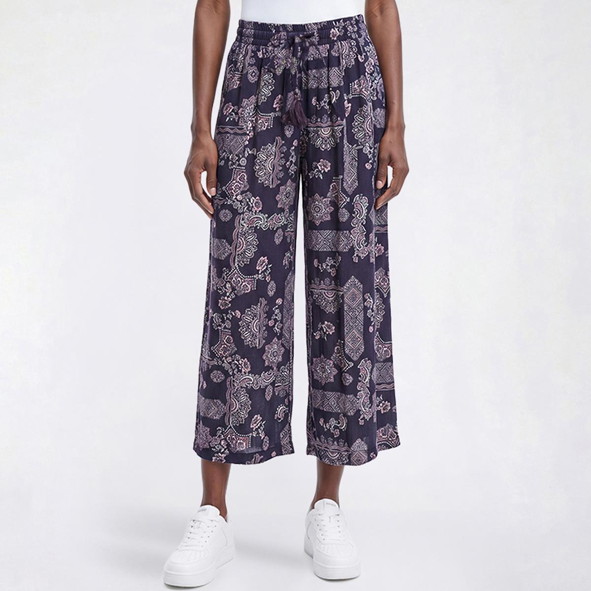 Click here for Plus Size Preswick & Moore(R) Medallion Gauze Crop... prices