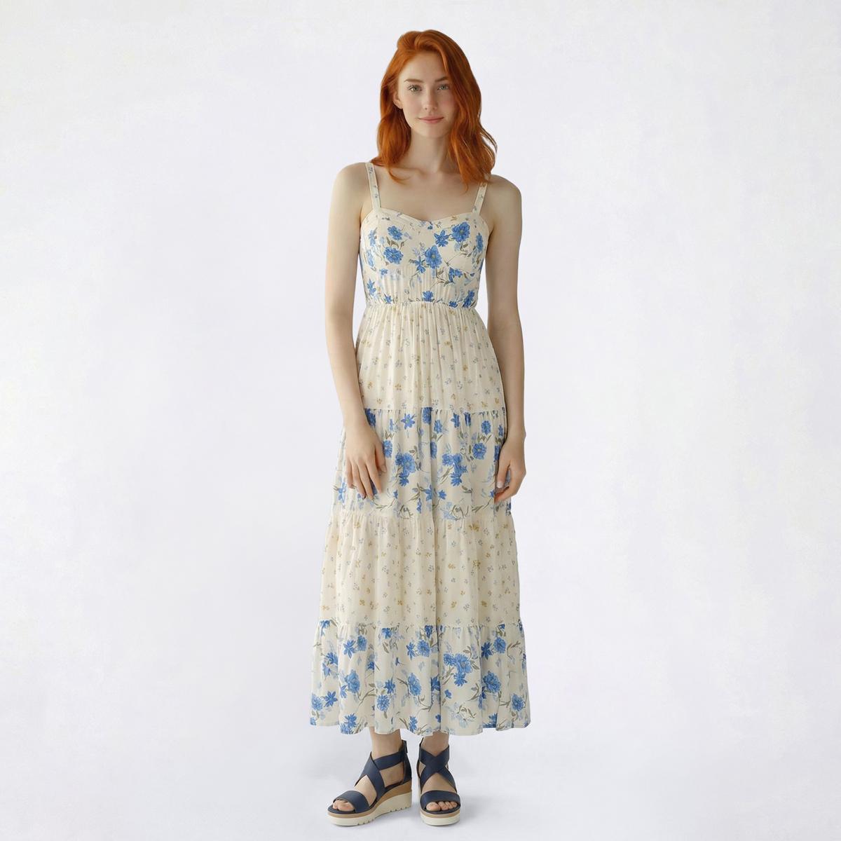 Click here for Juniors No Comment Mix Floral Tiered Maxi Dress w/... prices