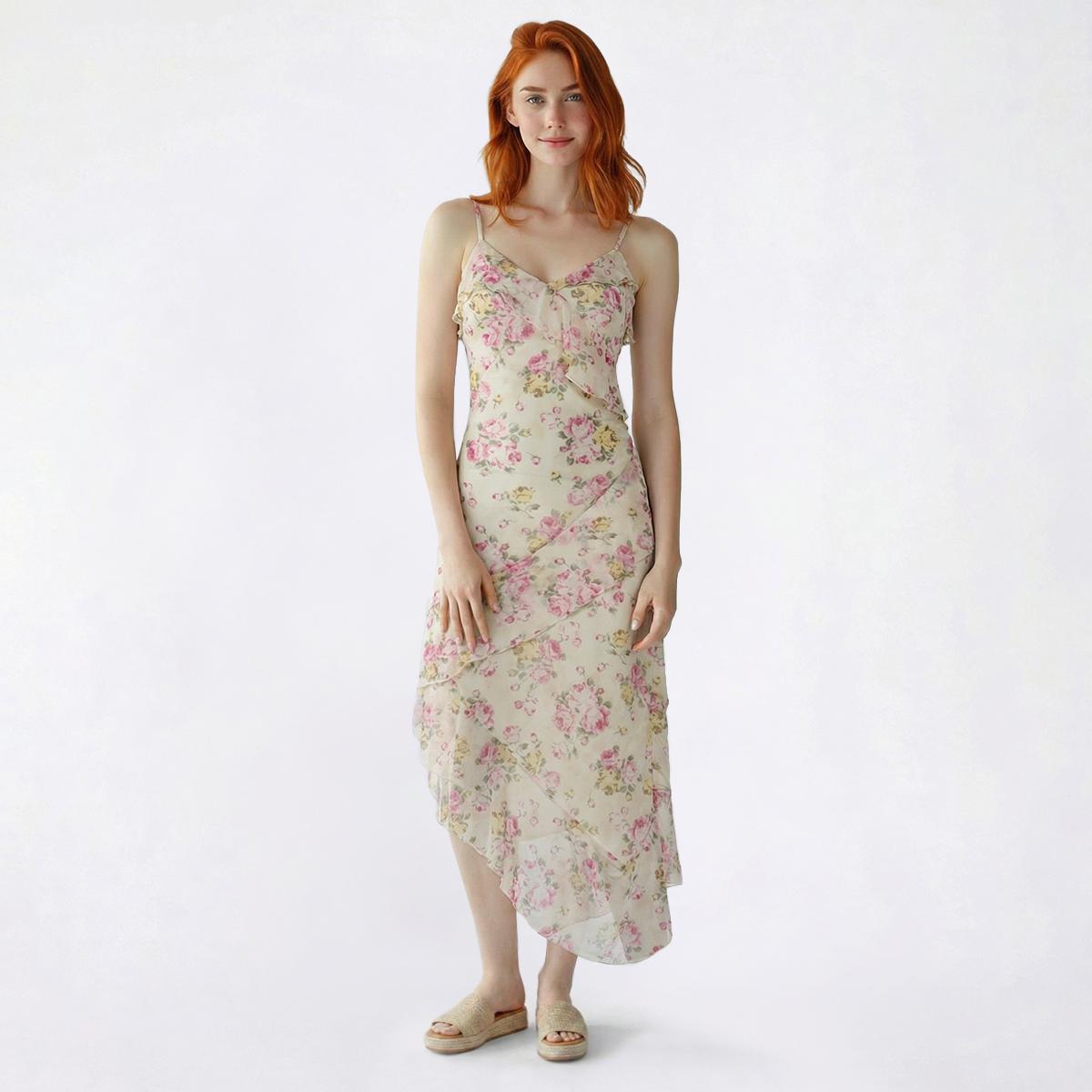 Click here for Juniors No Comment Mesh V Neck Slip Asymmetrical M... prices