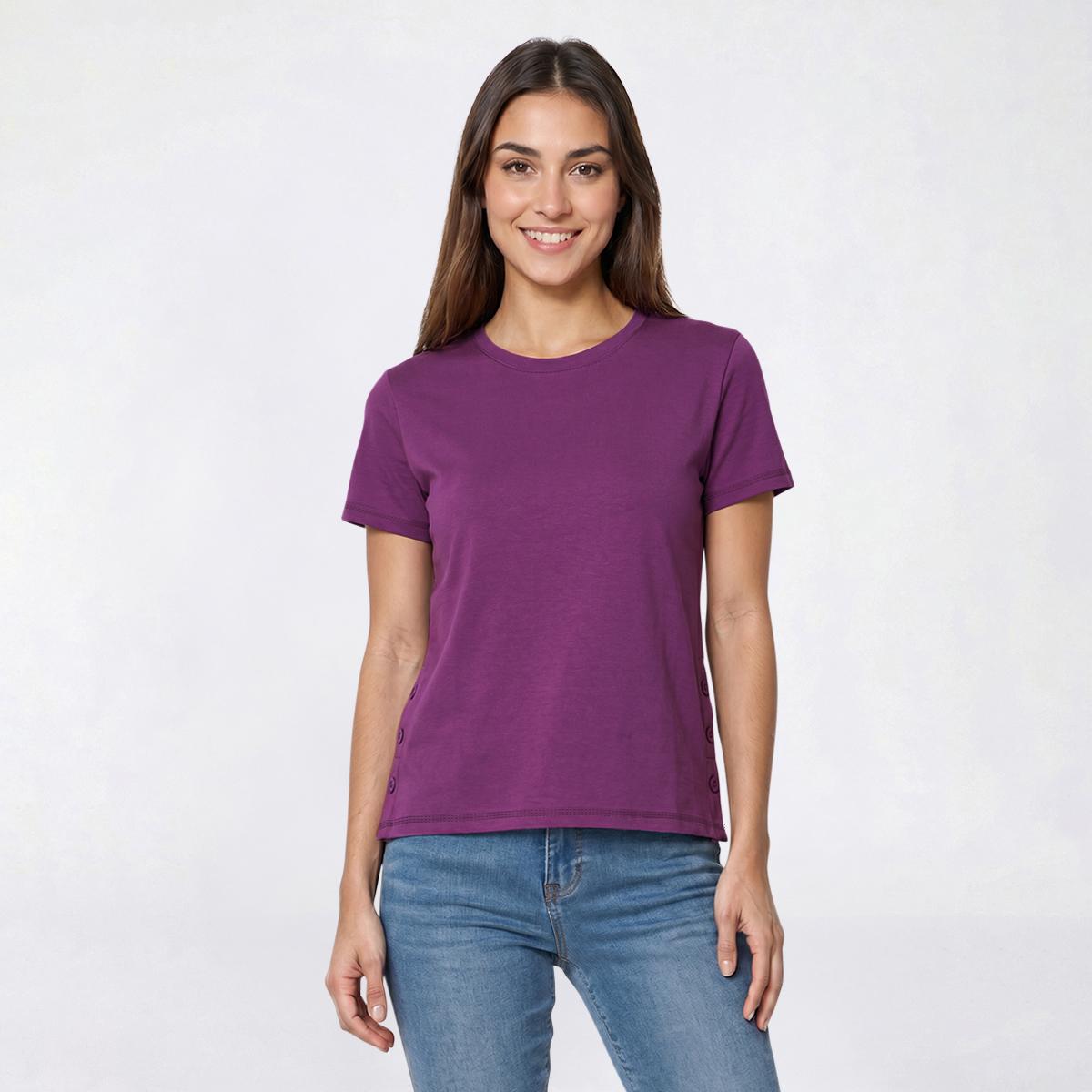 Click here for Petite Hasting & Smith Short Short Sleeve Tee with... prices