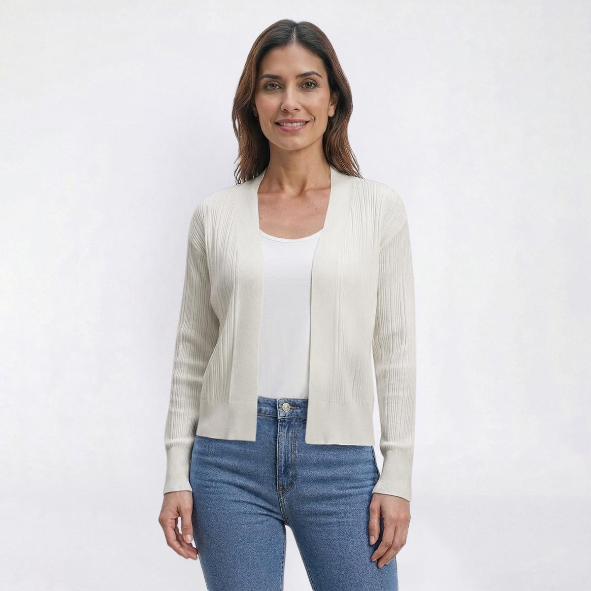 Click here for Petite Preswick & Moore(R) Drop Needle Open Front... prices