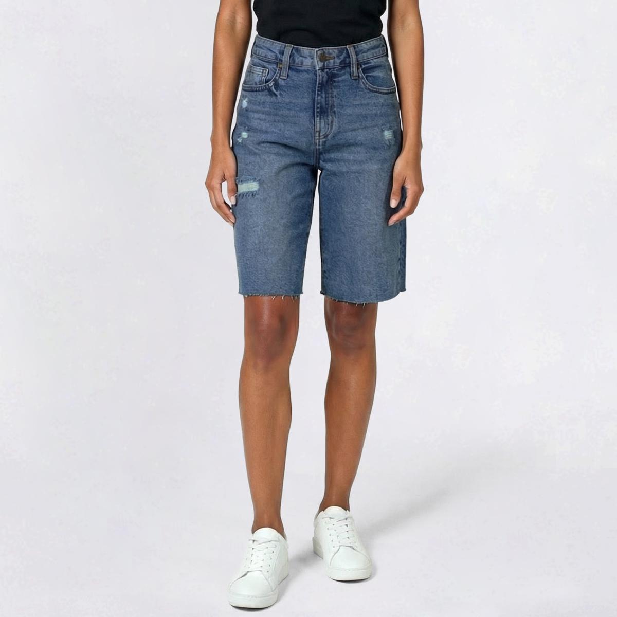 Click here for Juniors Celebrity Pink Destructed Jorts prices