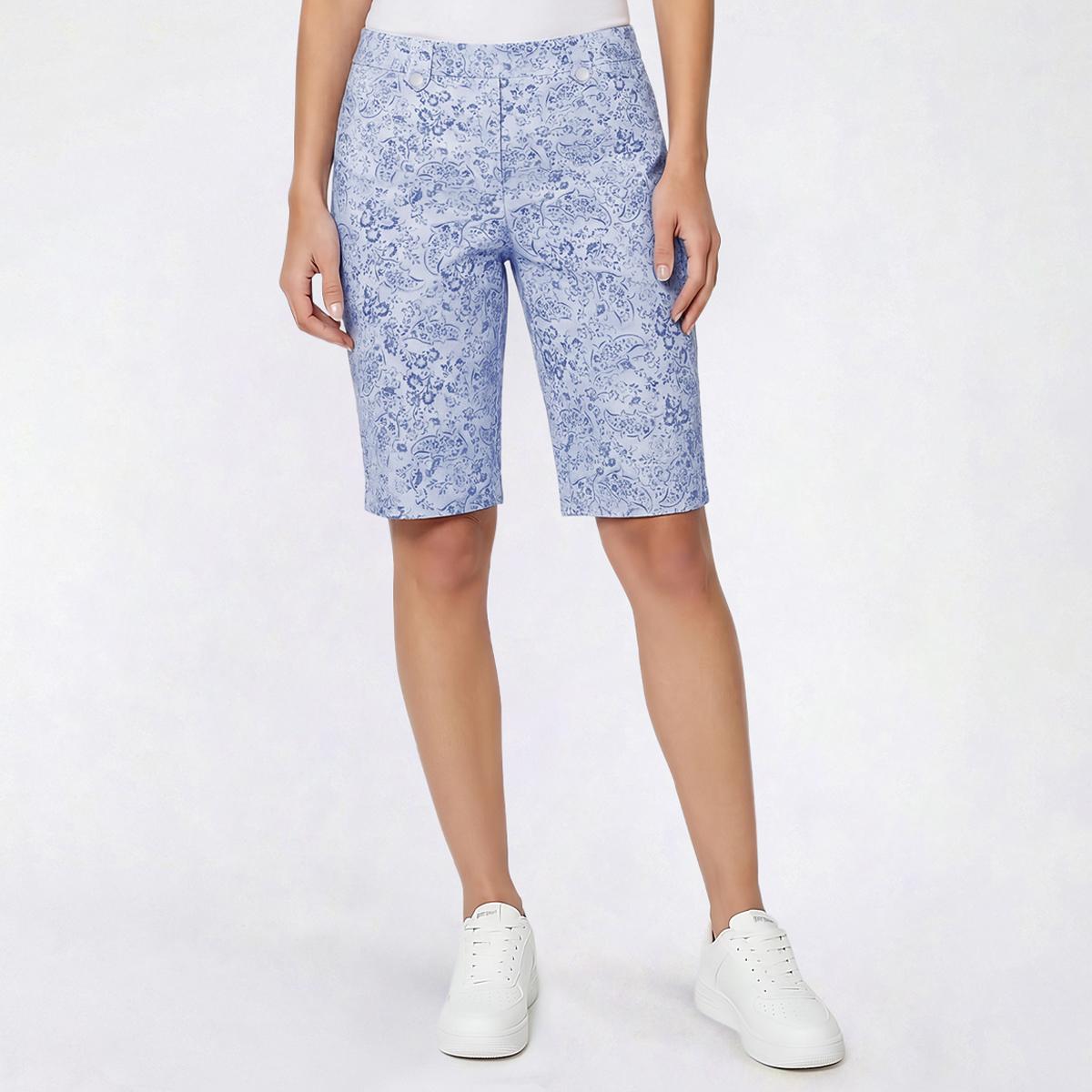 Click here for Womens Napa Valley Paisley Super Stretch Tab Capri... prices