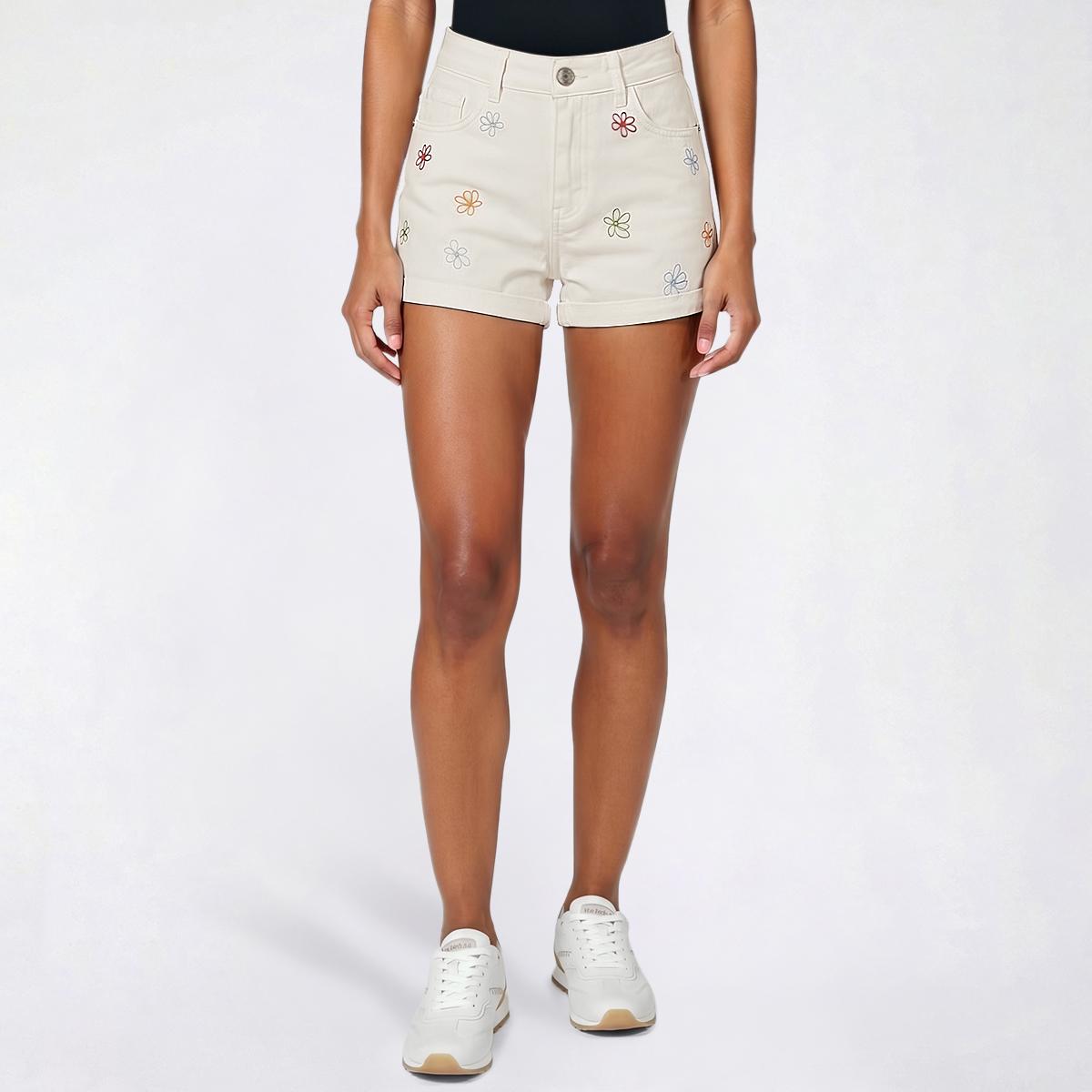Click here for Juniors Gogo Jeans High Rise Embroidered Daisy Rol... prices