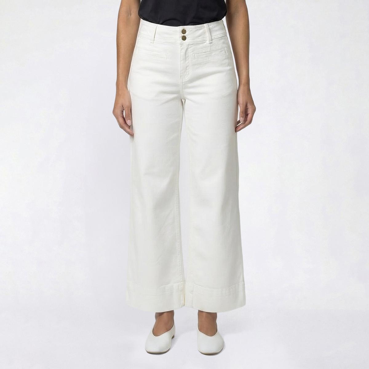 Click here for Womens Draper James Double Button Wide Leg Pants prices