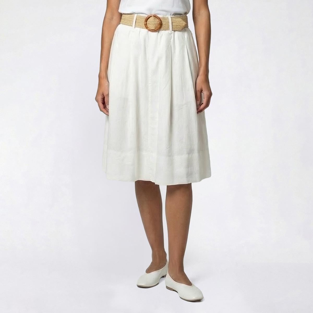 Click here for Womens Draper James Poplin Midi Skirt with Belt prices