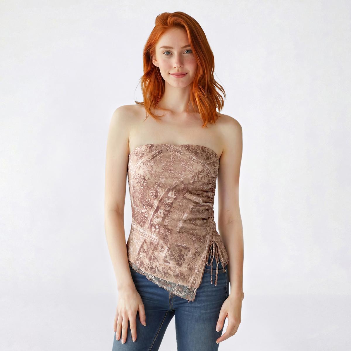 Click here for Juniors Madden Girl Floral Ruch Asymmetrical Tube... prices