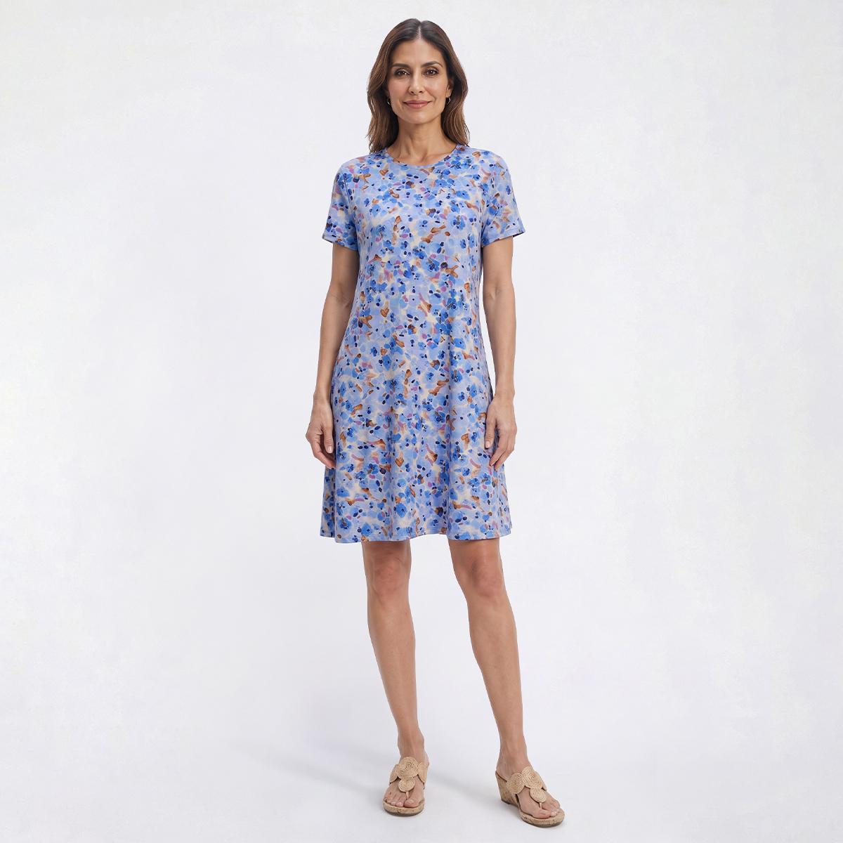 Click here for Womens Harlow & Rose Short Sleeve Abstract Floral... prices