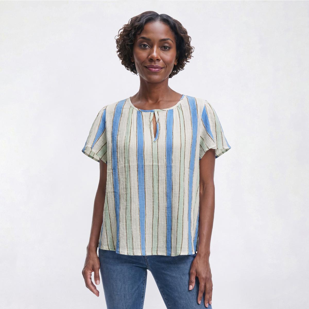 Click here for Petite Preswick & Moore(R) Short Flutter Sleeve St... prices