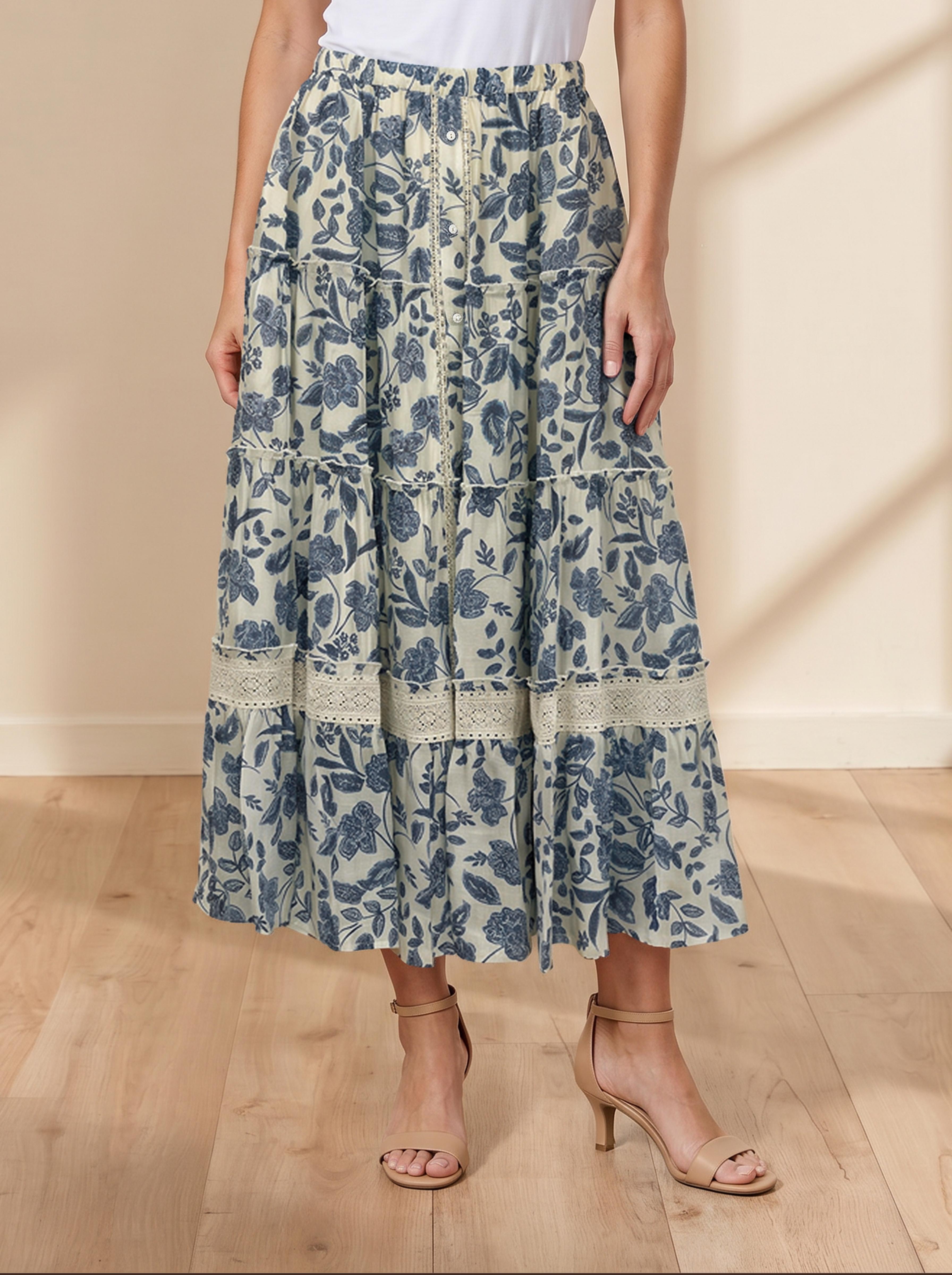 Click here for Womens Nanette Lepore Paisley Floral Button Accent... prices