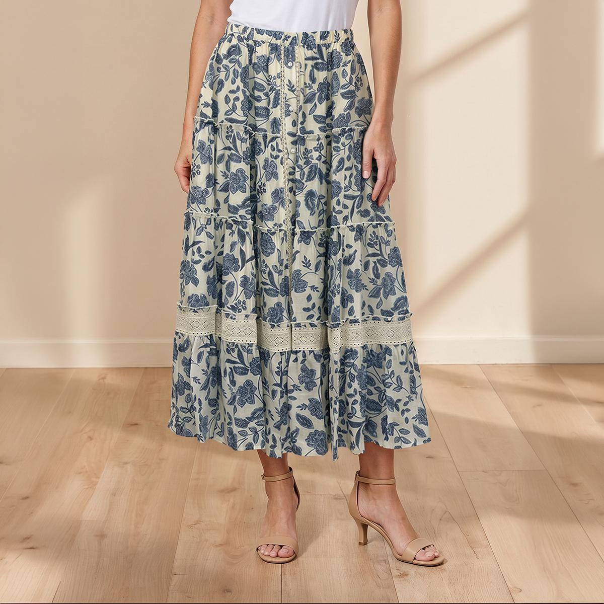 Click here for Womens Nanette Lepore Paisley Floral Button Accent... prices