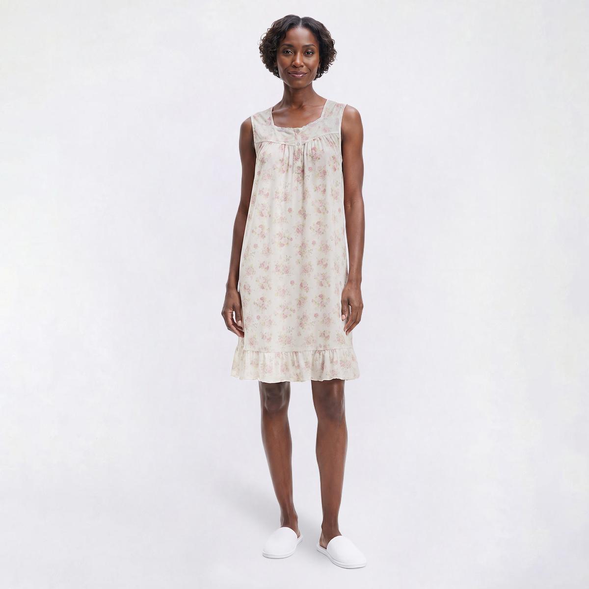 Click here for Womens Elizabeth & Nicole Sleeveless Floral Hem Wa... prices