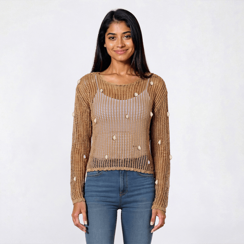 Click here for Juniors No Comment Long Sleeve Stitched Pull Over... prices