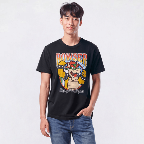 Click here for Young Mens Nintendo Bowser King of the Koopas Grap... prices