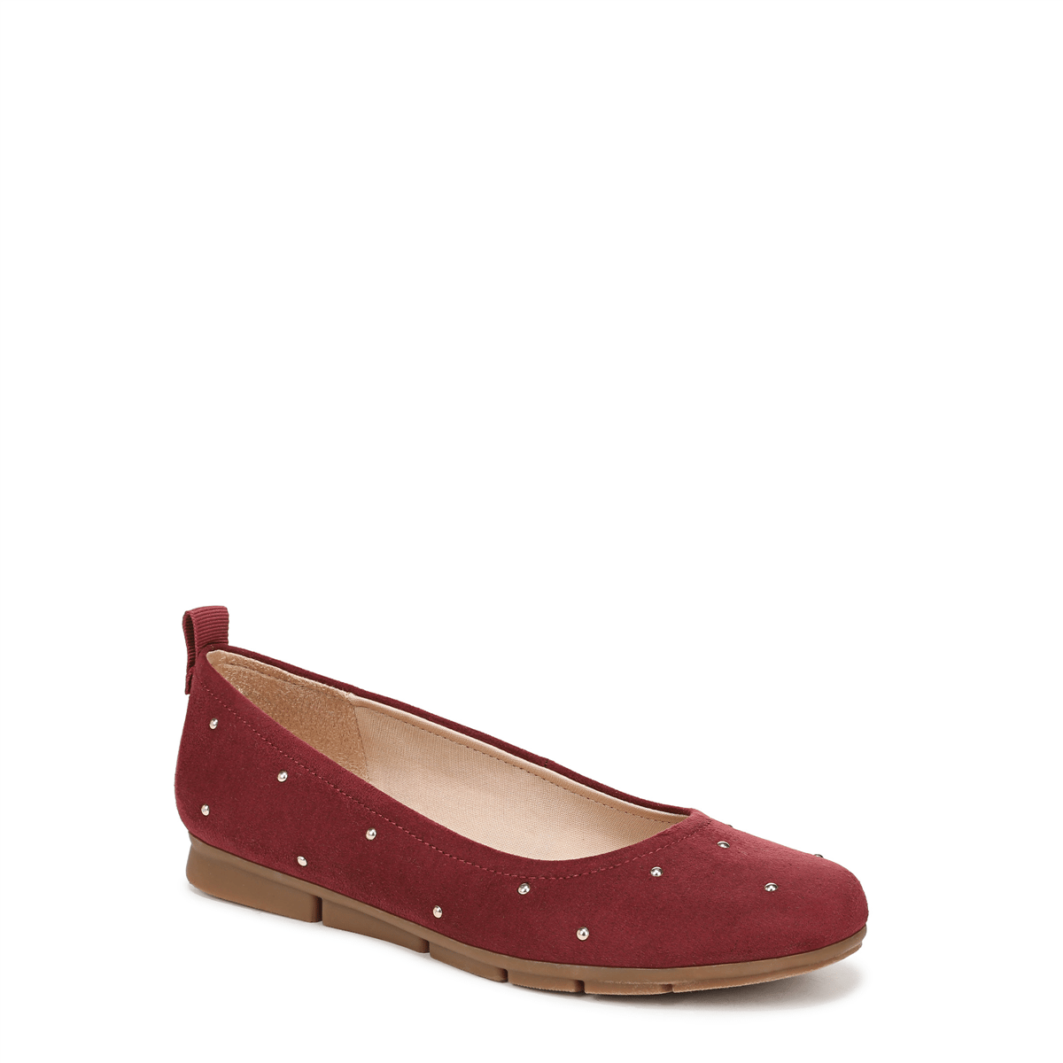 Dr. Scholls Womens Timeless Square Toe Ballerina Flats - Black Fabric