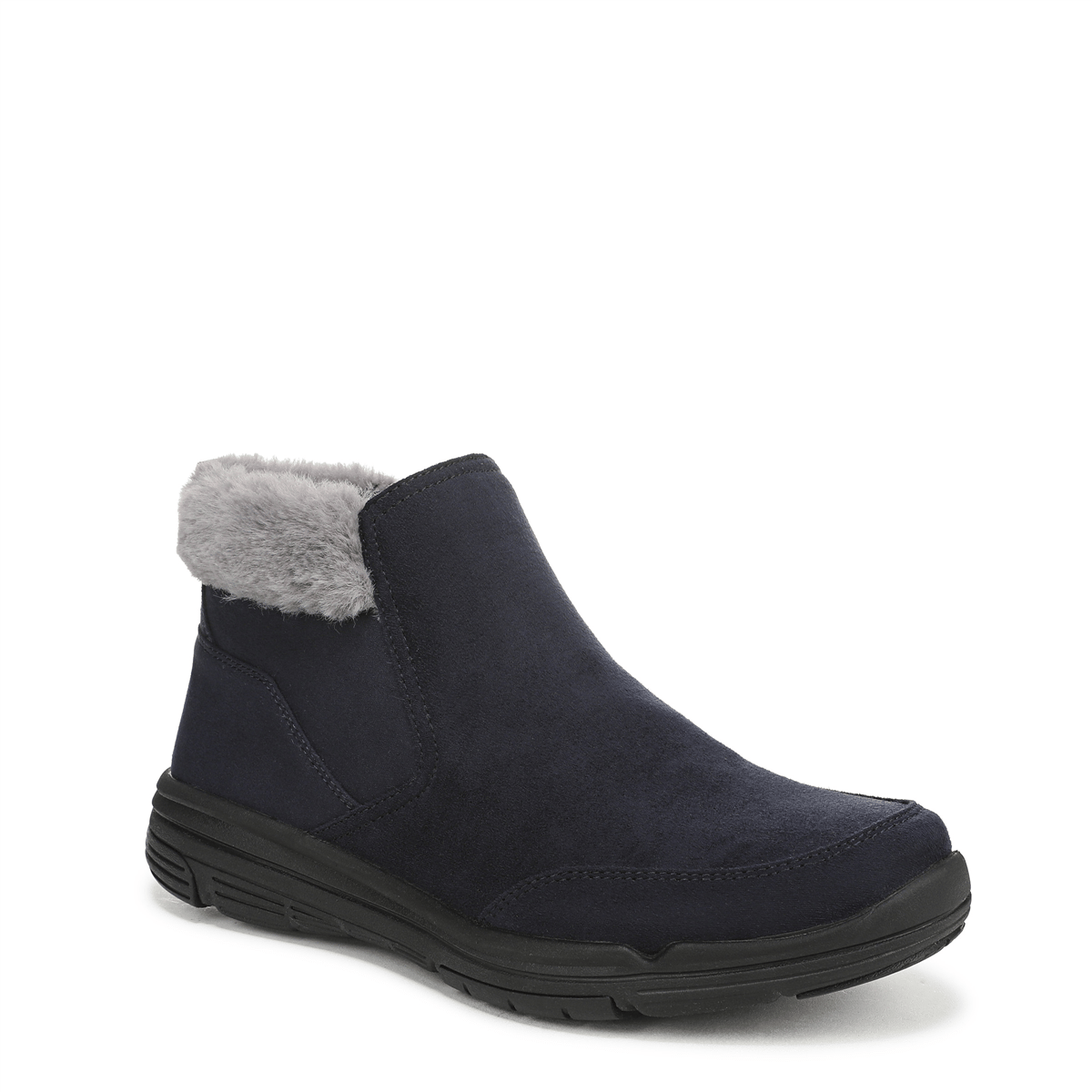 Ryka Womens Amaze Water Repellent Cold Weather Ankle Booties - Chicory Brown Faux Suede