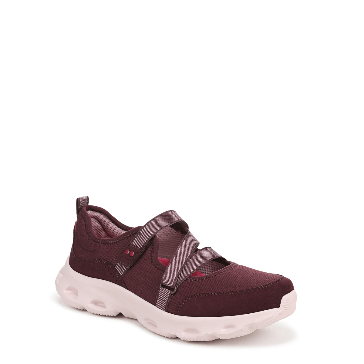 Ryka Womens Activfoam Mary Jane Walking Sneakers - Academy Blue Mesh Fabric