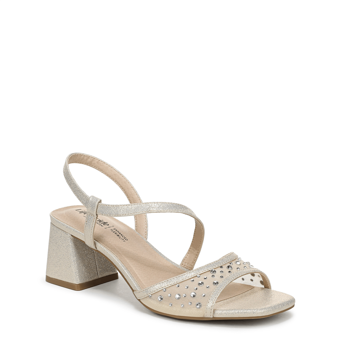 Womens Lifestride Cheyenne Block Heel Sandals