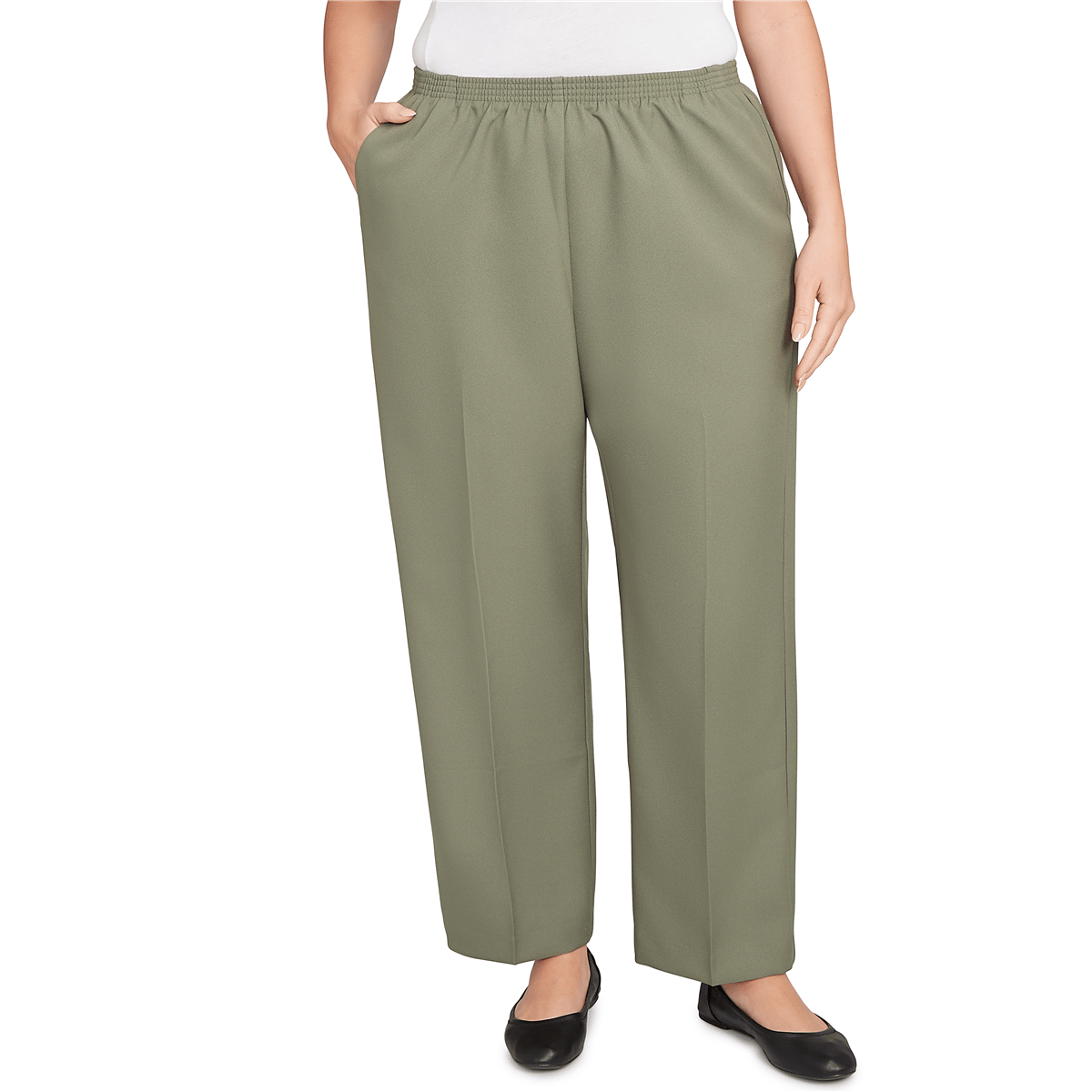 Click here for Plus Size Alfred Dunner Classics Poly Accord Casua... prices
