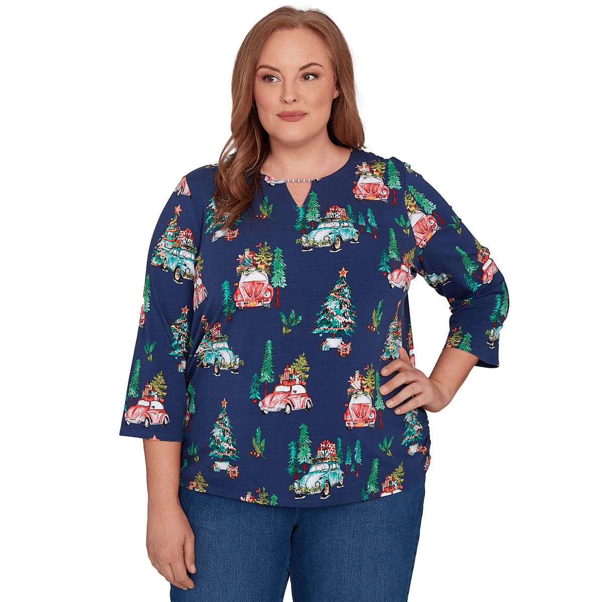 Click here for Plus Size Alfred Dunner Classics Car & Christmas T... prices
