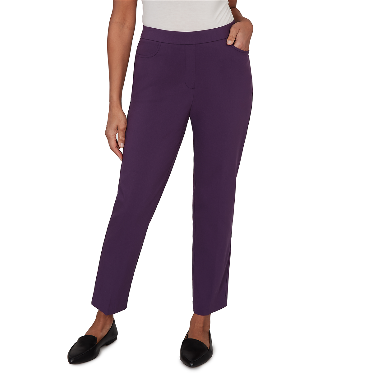 Click here for Womens Alfred Dunner Classics Colored Pants - Shor... prices