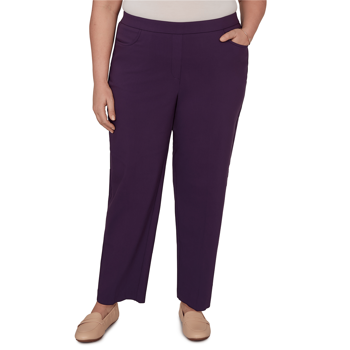Click here for Plus Size Alfred Dunner Classics Colored Pants - S... prices