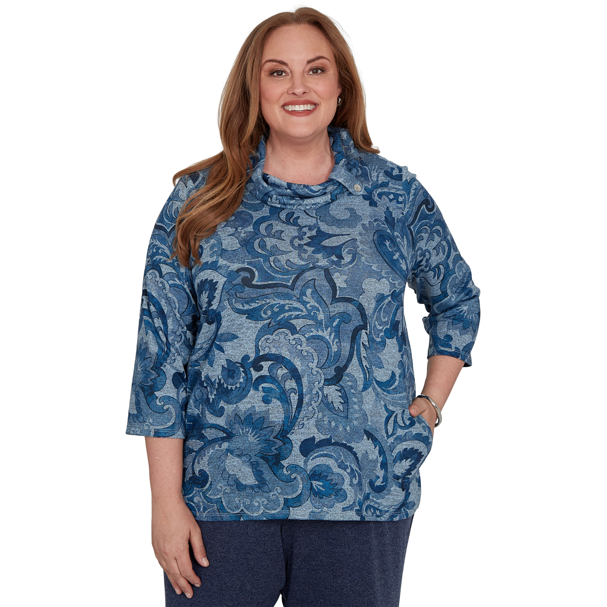 Click here for Plus Size Alfred Dunner Classics Paisley Scroll Co... prices