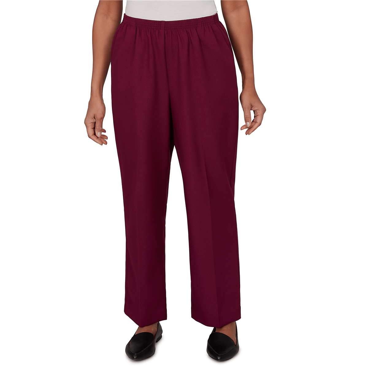 Petite Alfred Dunner Classics Classic Pants - Short Length