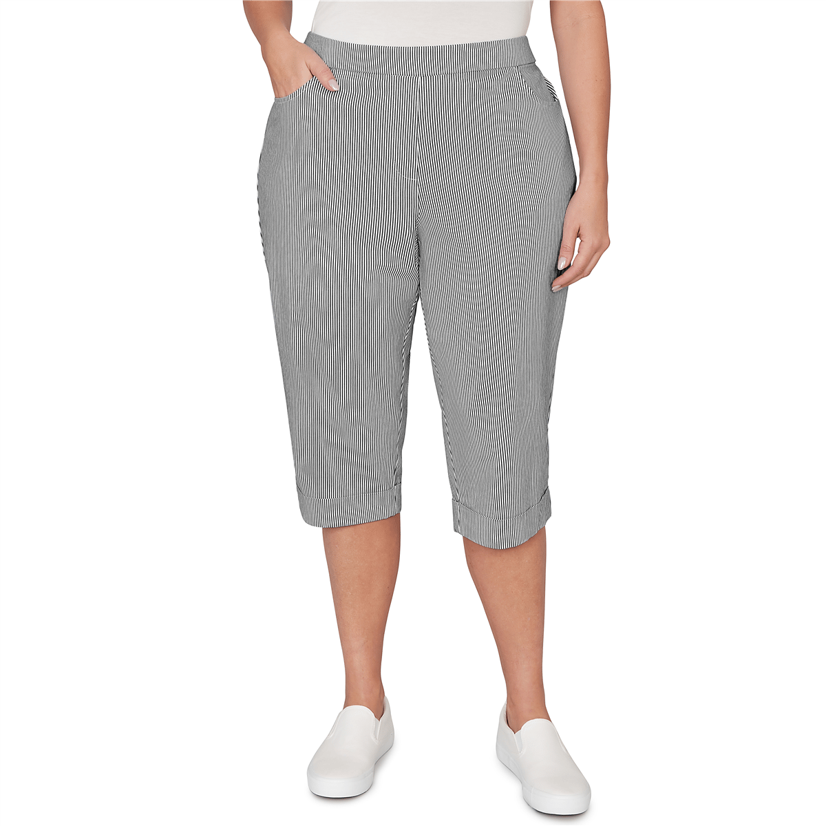 Click here for Plus Size Alfred Dunner Classics Pull On Stretch S... prices