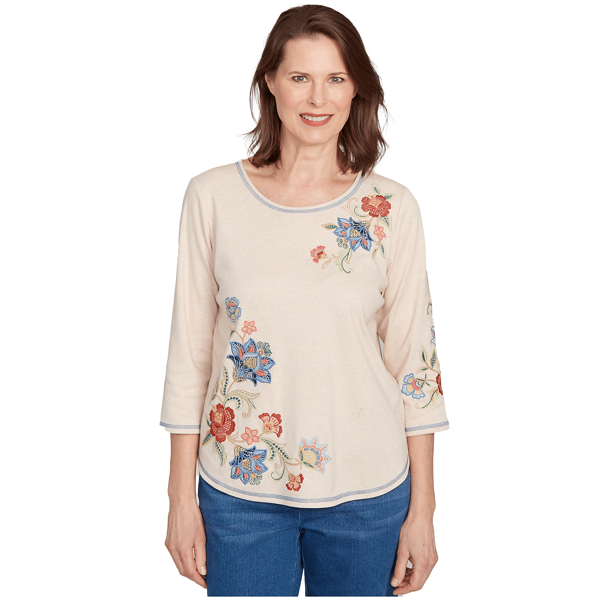 Click here for Womens Alfred Dunner El Paso Asymmetrical Floral B... prices