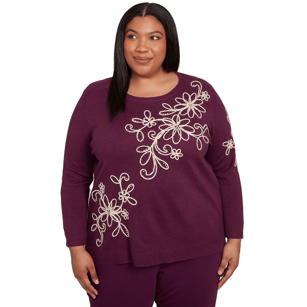 Click here for Plus Size Alfred Dunner Urban Legend Diagonal Flor... prices