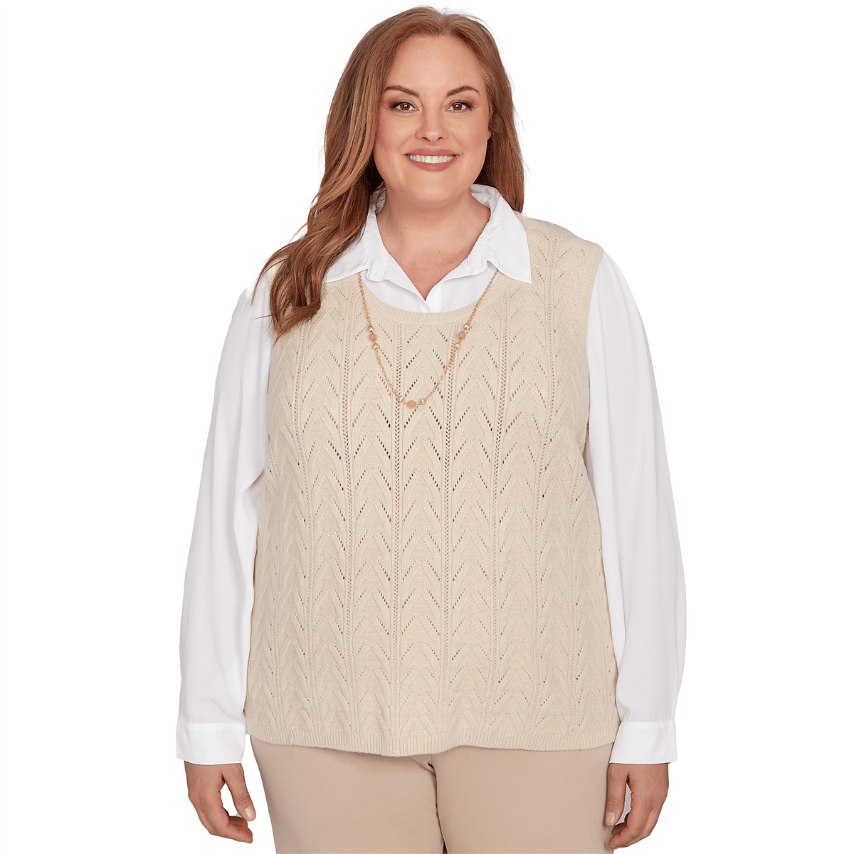 Click here for Plus Size Alfred Dunner Urban Legend Pointelle Two... prices