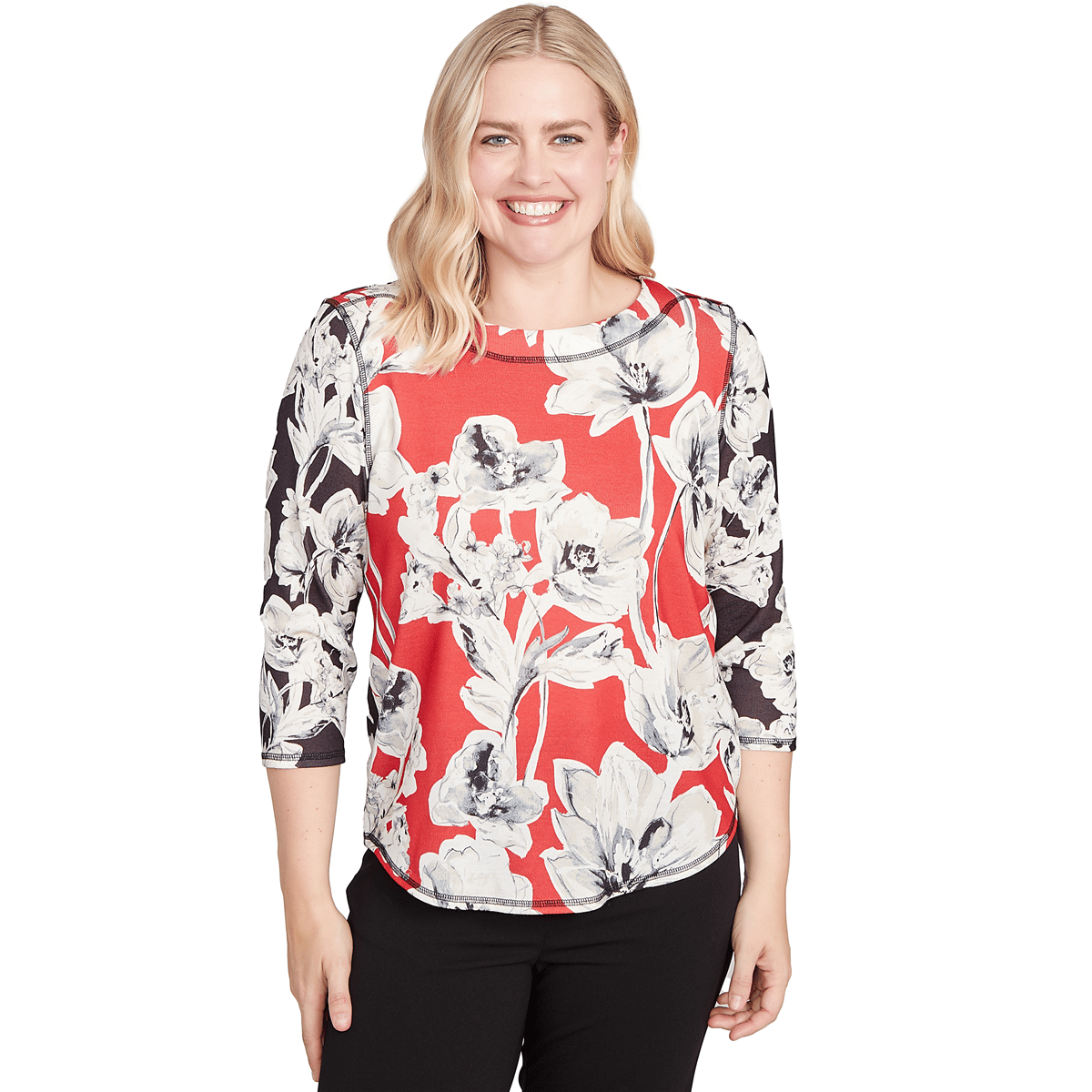 Click here for Womens Alfred Dunner Jet Setter Dynamic Floral Vin... prices
