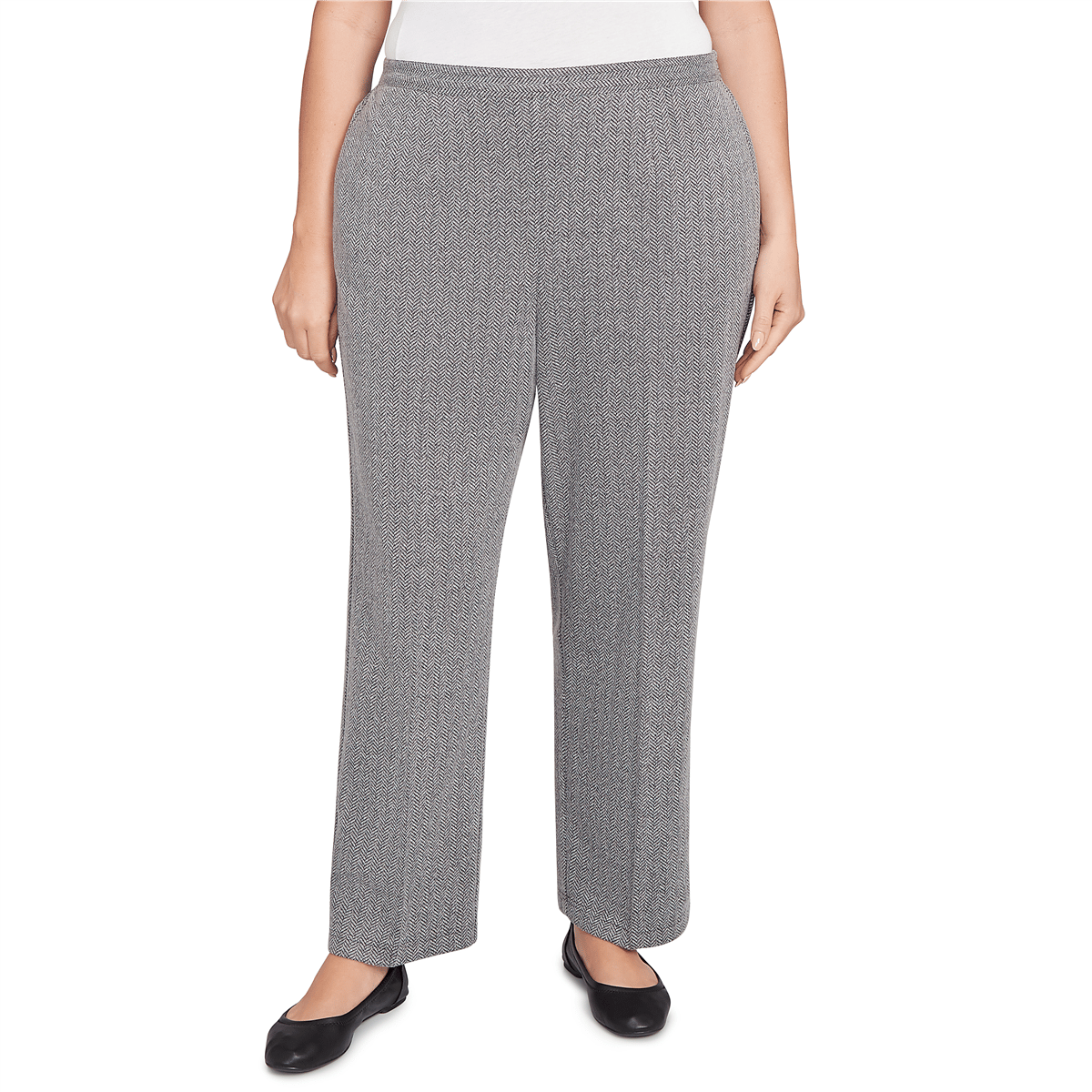 Click here for Plus Size Alfred Dunner Jet Setter Herringbone Sho... prices