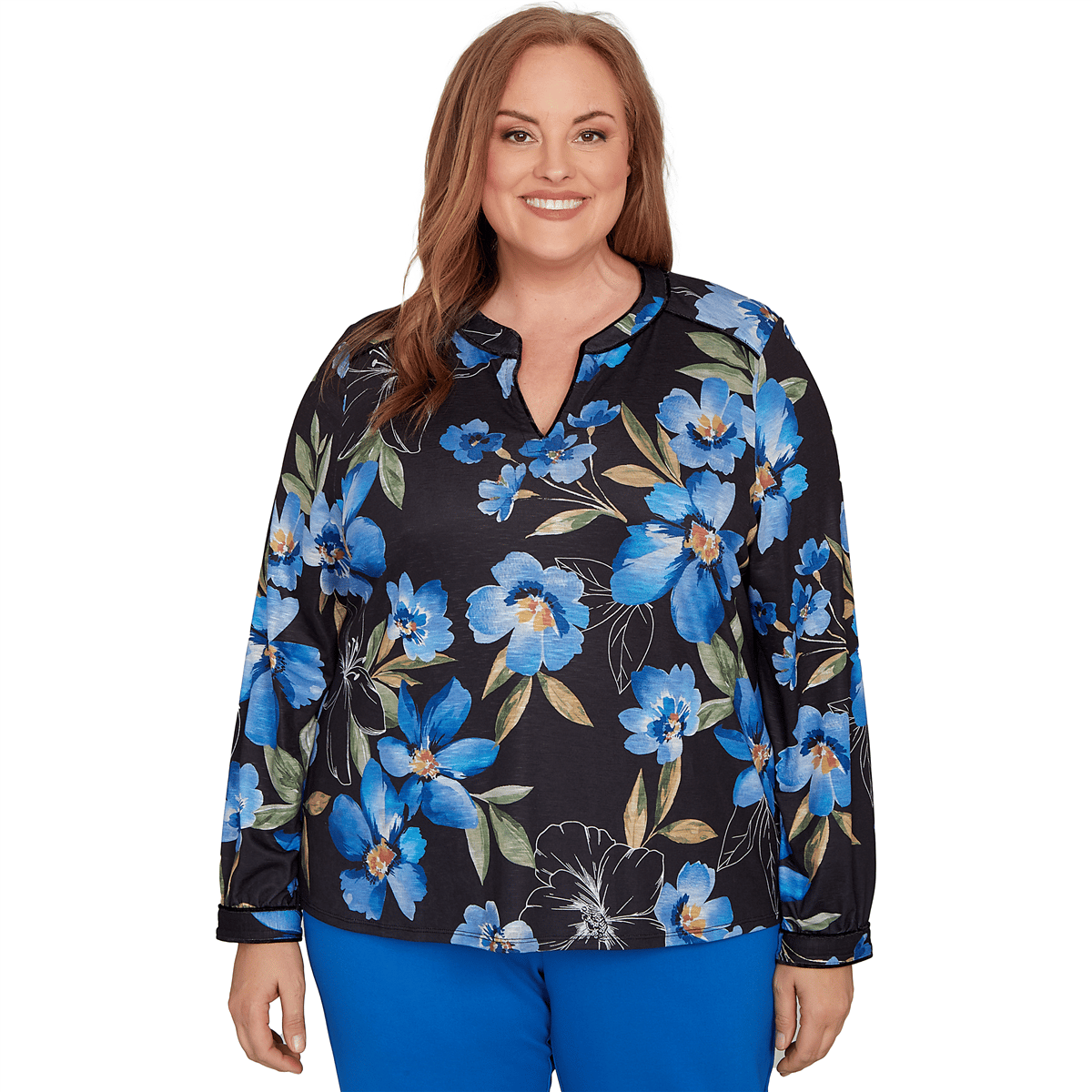 Click here for Plus Size Alfred Dunner Barcelona Watercolor Flora... prices