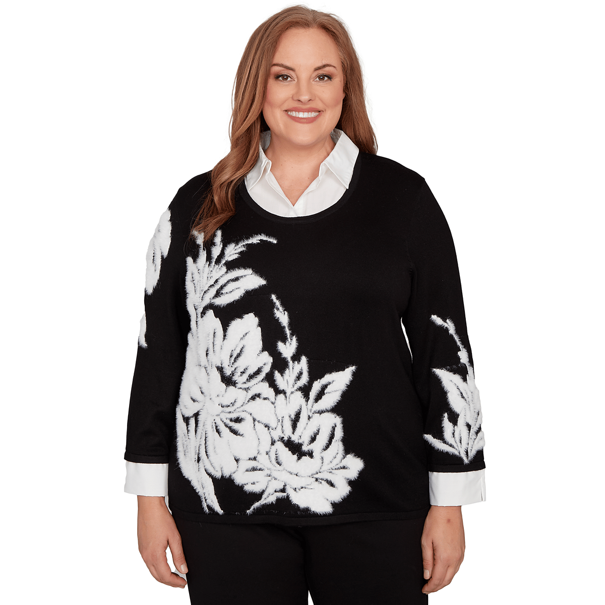 Click here for Plus Size Alfred Dunner Barcelona Floral Two In On... prices