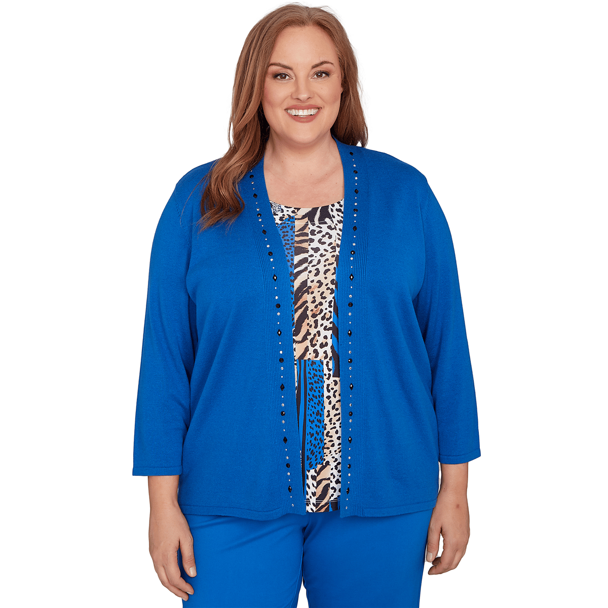 Click here for Plus Size Alfred Dunner Barcelona Two In One Anima... prices