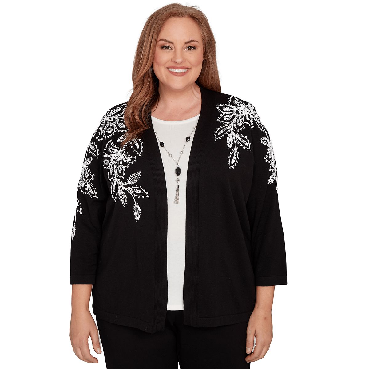 Click here for Plus Size Alfred Dunner Barcelona Floral Two In On... prices