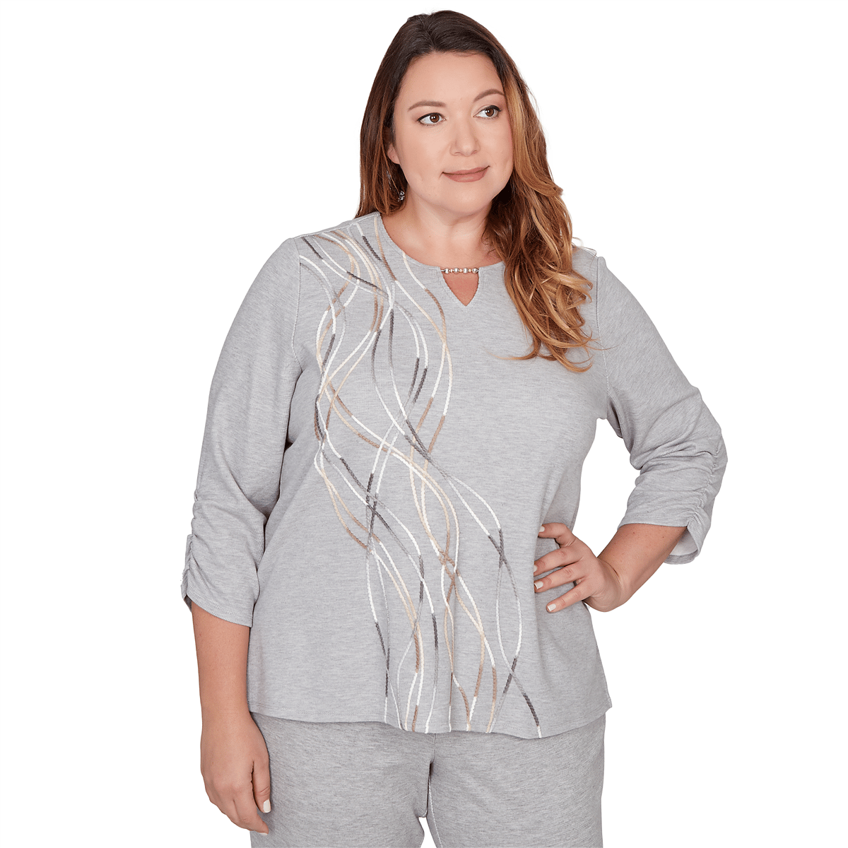 Click here for Plus Size Alfred Dunner Comfort & Joy Metallic Swi... prices