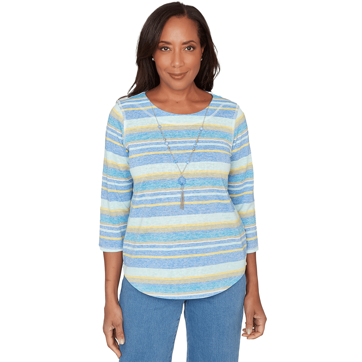 Click here for Womens Alfred Dunner Beachcomber 3/4 Sleeve Coasta... prices