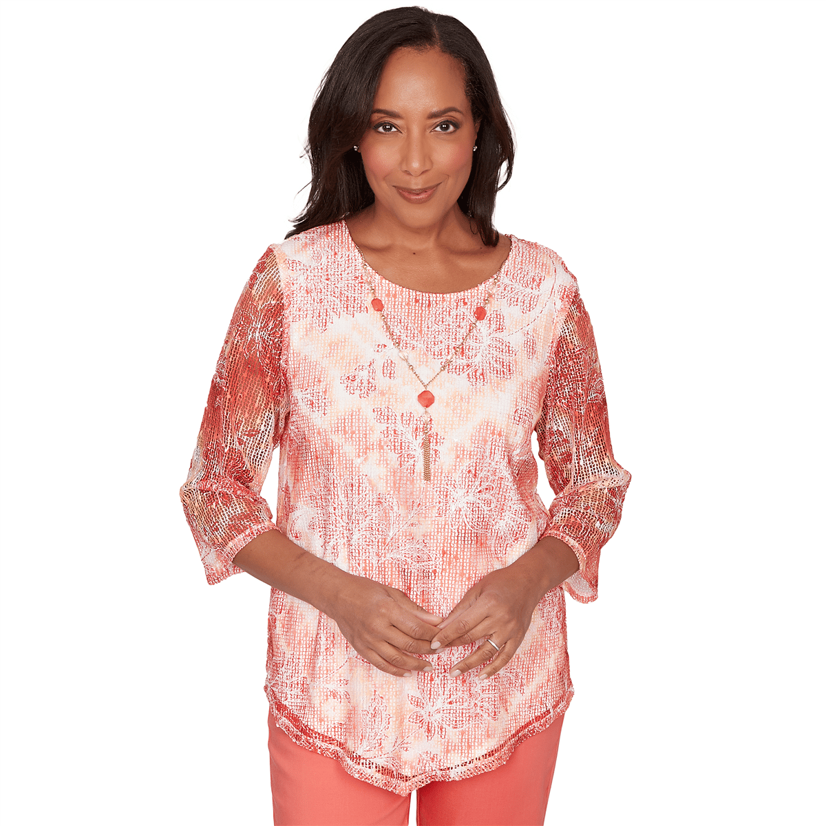 Click here for Womens Alfred Dunner Resort Living Tie Dye Floral... prices