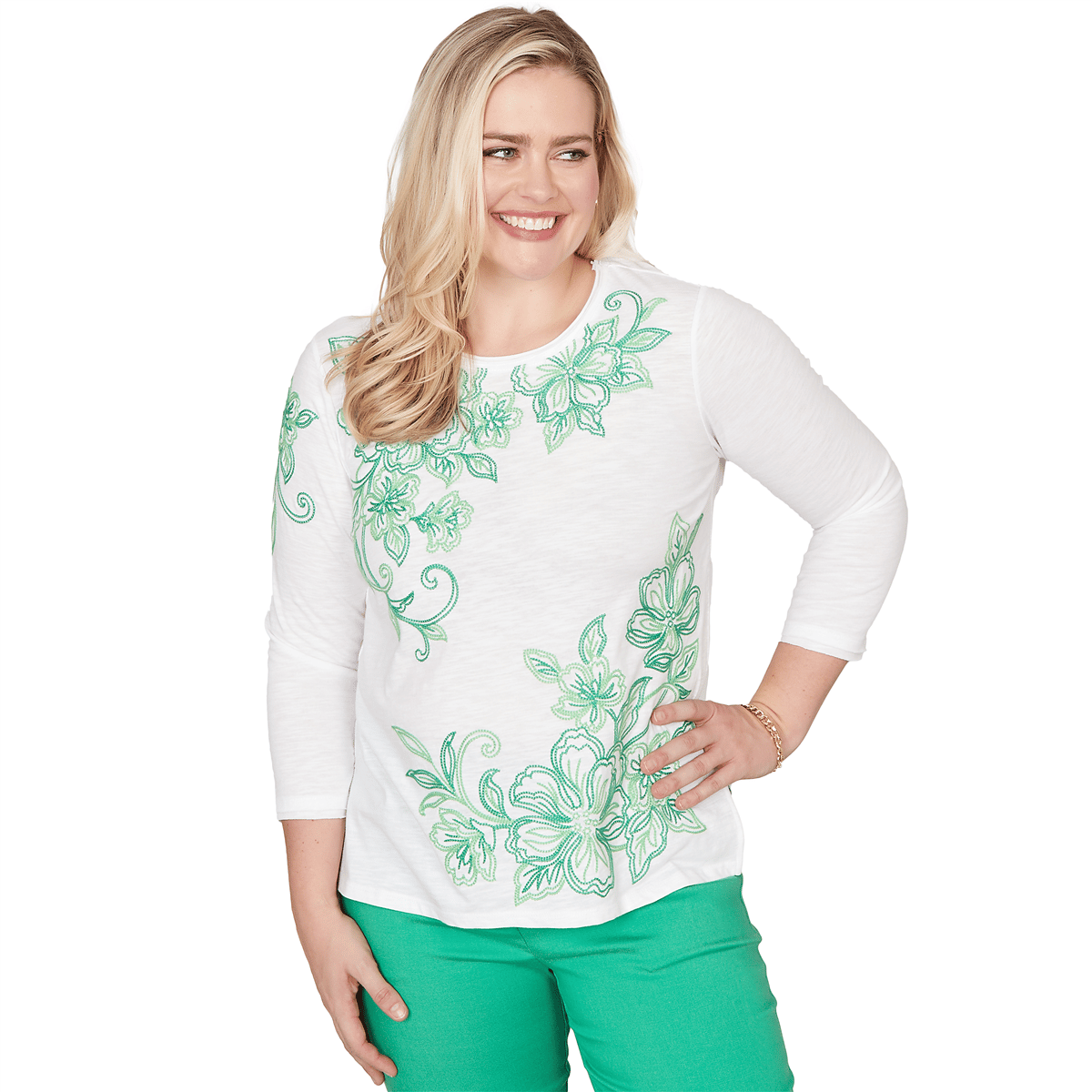 Click here for Womens Alfred Dunner Resort Living Tropical Floral... prices