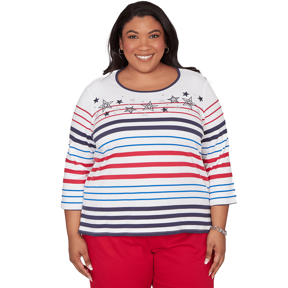 Click here for Plus Size Alfred Dunner Lady Liberty Americana Str... prices