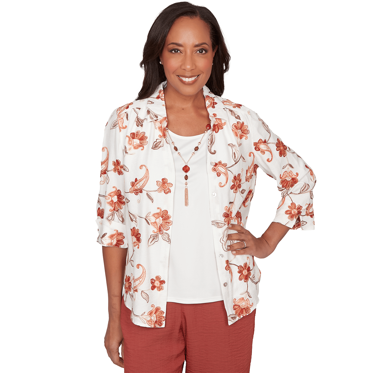 Click here for Womens Alfred Dunner Spice Market Two in One Flora... prices