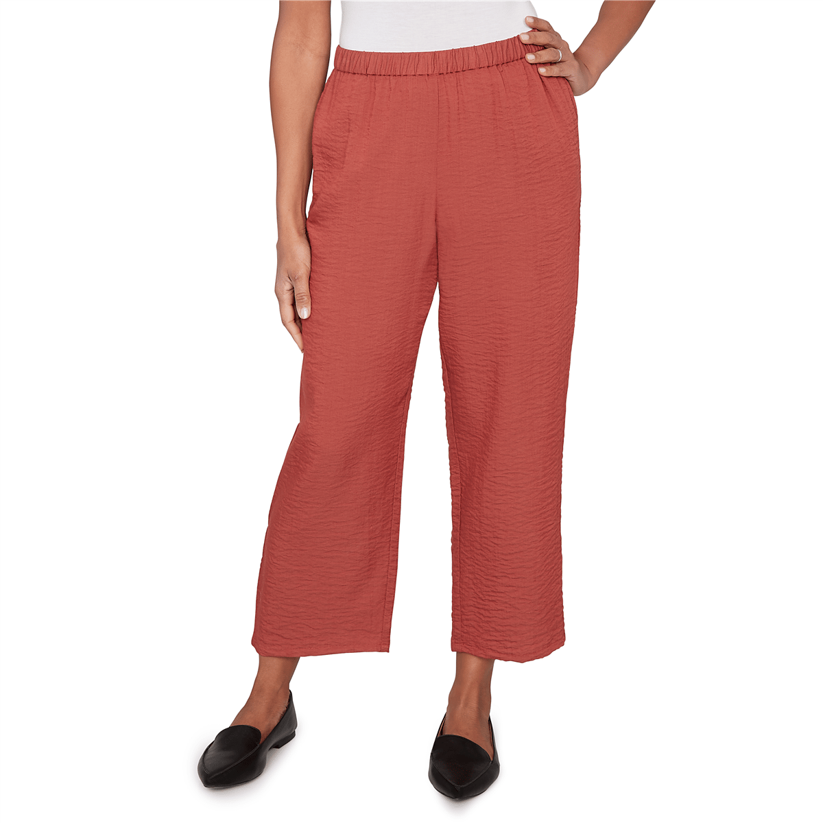 Click here for Petite Alfred Dunner Spice Market Wide Leg Pull On... prices